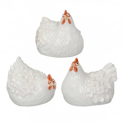 Gartenhühner für Ihre Frühjahrs+ Osterdeko, 3er Set, 33,95