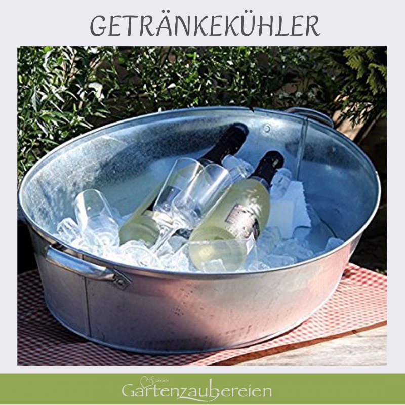 Große Zinkwanne 27l als Pflanzschale oder Dekoration, 25,95