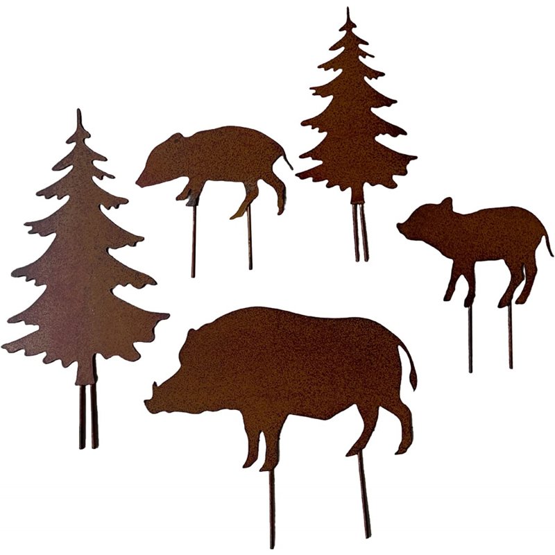 Wildschweine im Wald, 14,95